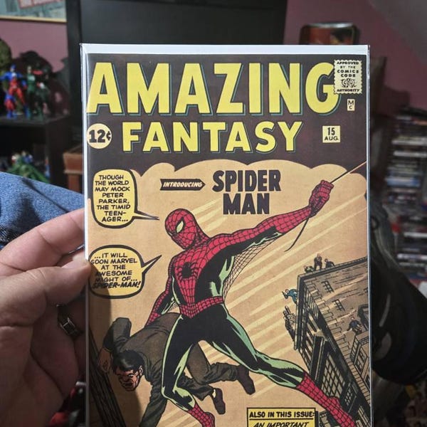 Amazing Fantasy 15 1st Spiderman Facsimile Reprint Comic Book - Etsy
