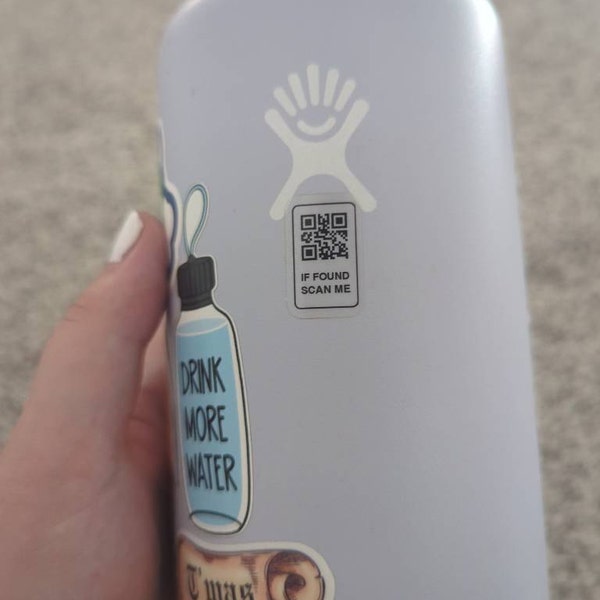 Mini Lost-and-found Stickers With Scan-to-call Feature | Durable ...