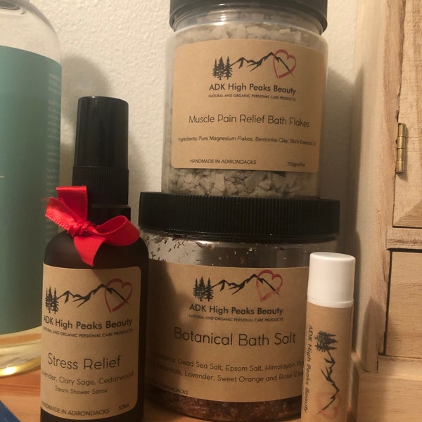 Magnesium Bath Salt With Essential Oils, Turmeric Powder, Bentonite ...
