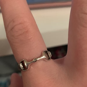Snaffle Bit Horse Ring Snaffle Bit Sterling Silver - Etsy