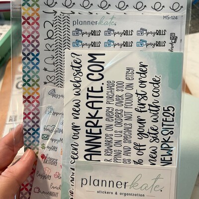 MS-104 Order Takeout Mixed Script Stickers - Etsy