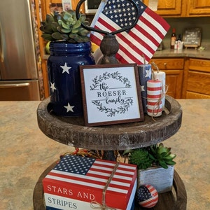 Camping Themed Mini Book Stack Tiered Tray Decor / Gray Themed - Etsy