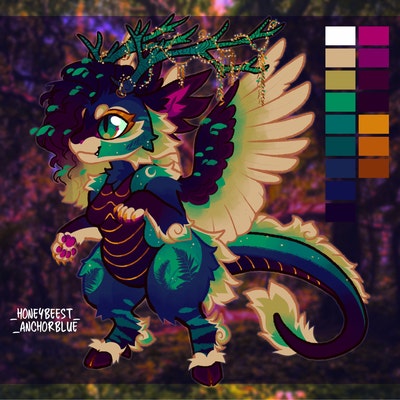 Custom Original Character Design Furry/fursona Adoptable - Etsy