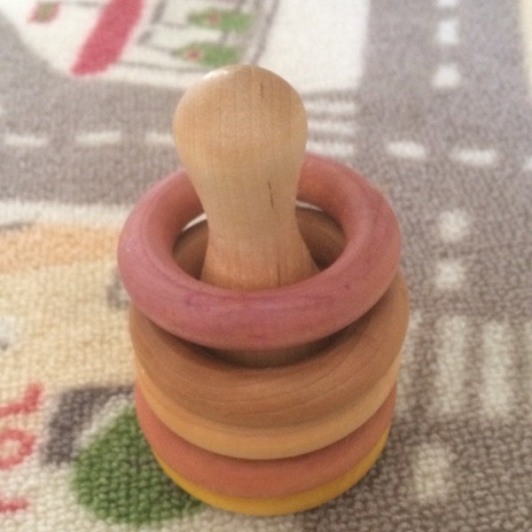Wooden Bowling Pin Stacker (small) - Essential Montessori Learning Game ...