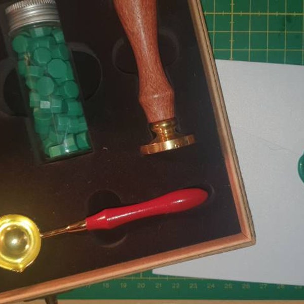 Custom Wax Seal Stamp Kit for Wedding Invitation, Personalized Logo Wax ...