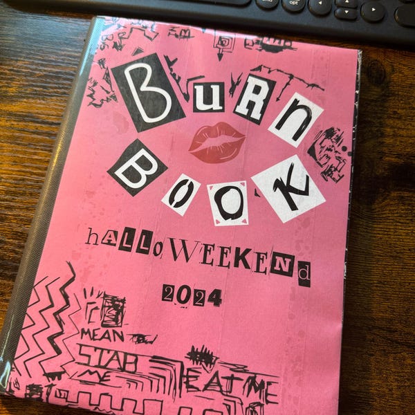 Burn Book SVG, Burn Book PNG, Burn Book Canva, Burn Book Cricut, Burn ...