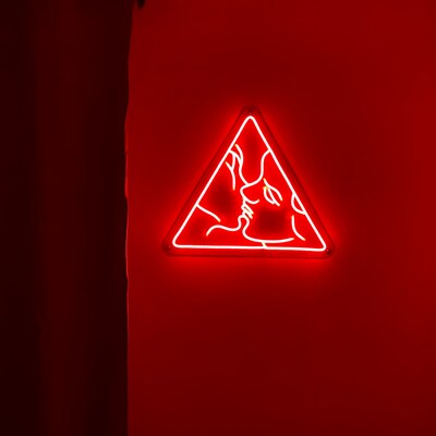 AESTHETE Neon Sign Light Office Living Room Interior Design, Neon Sign ...