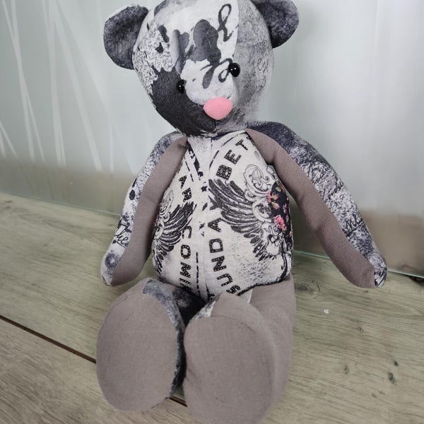 Memory Bear Pattern Easy 14" Sewing Pattern Simple Bear Pattern Sewing ...