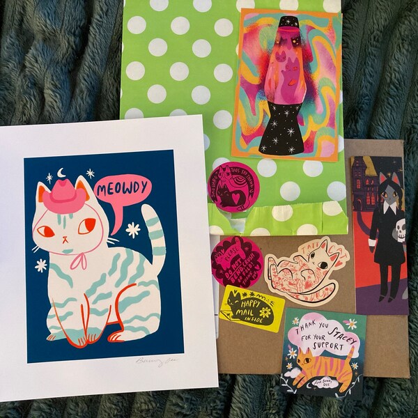 The Meowdy 8x10 Matte Print - Etsy