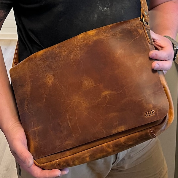 Laptop Bag With a Large Internal Compartment That Can Easily Fit a ...