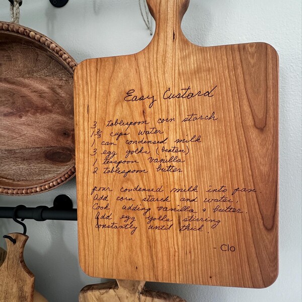 Add-on Items for Engraved Cutting Boards: Display Stand, Premium Gift ...