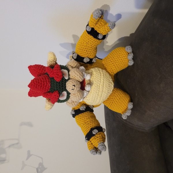Bowser and Bowser Jr Crochet Pattern Bundle ~ Amigurumi PDF ~ ENGLISH ...