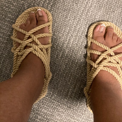 Rope Sandals / Free Ship / Rasta / Handmade / Hippie Style / - Etsy
