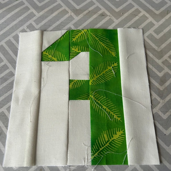 Foundation Paper Piecing (FPP) Templates|alphabet Quilt Block Pattern ...