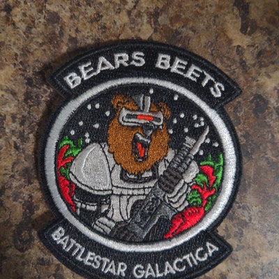Bears Beets Battlestar Patch - Etsy