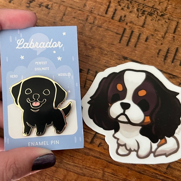 Labrador (black) Pin - Etsy