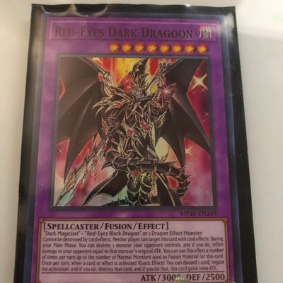 Red-eyes Dark Dragoon Super Rare Orica PROXY - Etsy