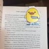 Chick Duck With Knife Magnetic Bookmark, Duck Meme Bookmarks, Handmade ...