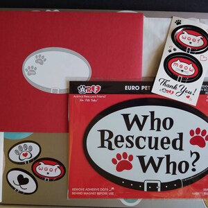 VEHICLE SIGN Animal Rescue in Progress 17x11.5 Oval - Etsy