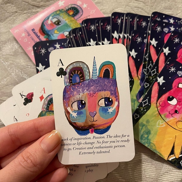 INSTANT DOWNLOAD- Adorable Mini Oracle Deck for Kids, Printable Cards ...