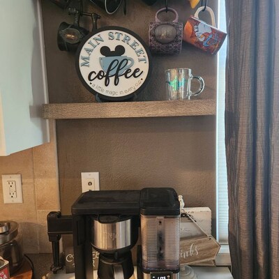 10 Main Street Coffee Sign // Disney-inspired Coffee Decor // Mickey ...