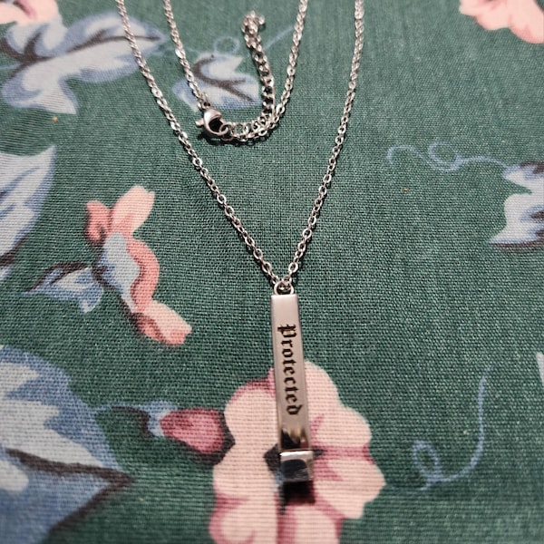 Hidden Message Bar Necklace – Custom Personalized Stainless Steel ...