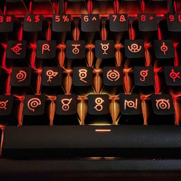 Unown Keycap Set - Etsy