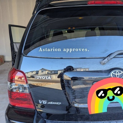 Astarion Scar Baldur's Gate 3 Vinyl Decal Astarion's Scar Back Markings ...