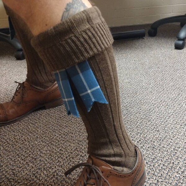 Weathered Brown Kilt Hose - Wool Blend - Made in Scotland - the Celtic ...