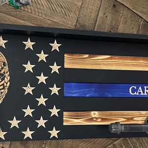 Thin Blue Line Flag Police Officer Gift Thin Blue Line - Etsy