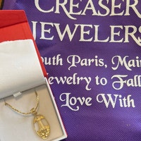 Vintage 14k Gold Safety Pin With Charms, 14k Yellow Gold Diaper Pin. - Etsy