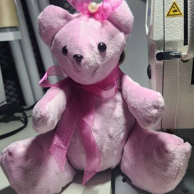 SIMPLE Memory Bear Pattern 18 mamie Bear With VIDEO Tutorial Easy Teddy Bear Pattern Keepsake ...