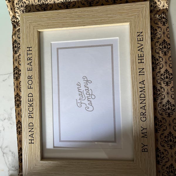 In Loving Memory Personalized Memorial Picture Frame in Memory of Loss ...