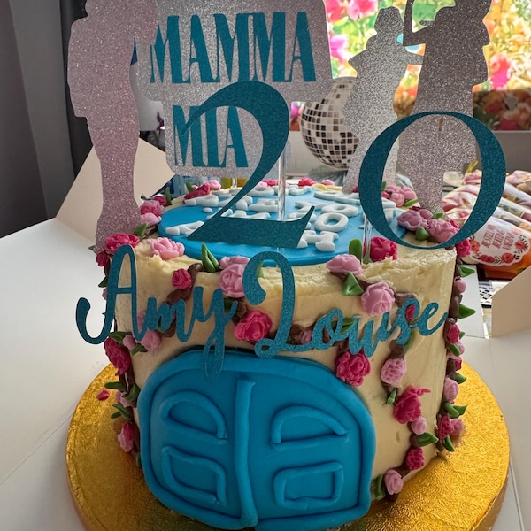 Mamma Mia Cake Topper | Custom Cake Topper | Birthday Cake Topper ...