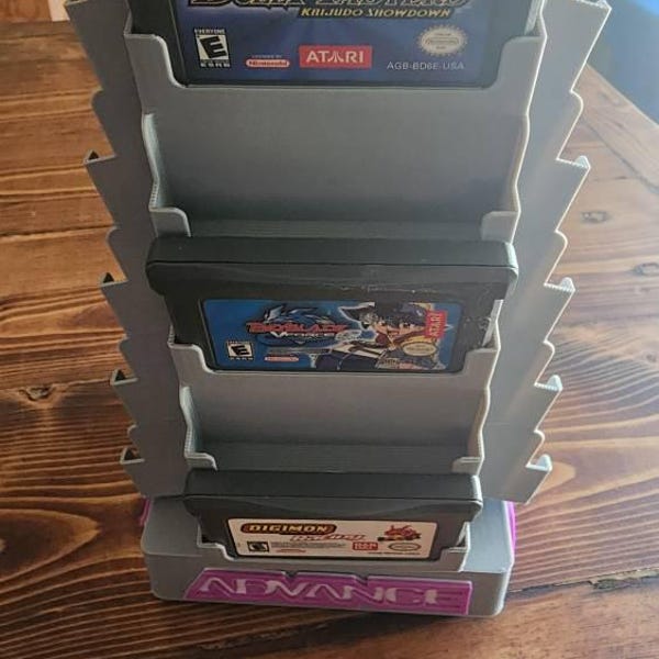 Nintendo Gameboy Advance Cartridge Tower (20 Cartridges) Display ...
