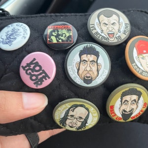 Ghost Badges Set, Ghost Band Music Pins, Papa Emeritus Fan, Heavy Metal ...