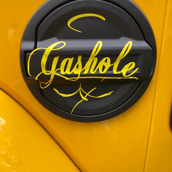 Gashole Vinyl Sticker Decal - Etsy