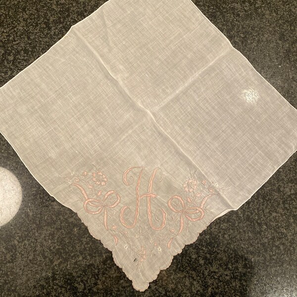 Drawer Sachets Made From Vintage Hankies, Peach Colored Lavender ...