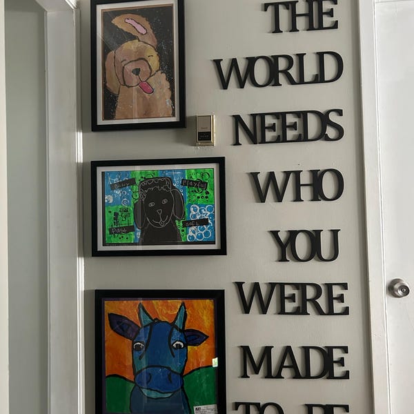 The World Needs Wooden Wall Art, Inspirational Wall Decor - Etsy