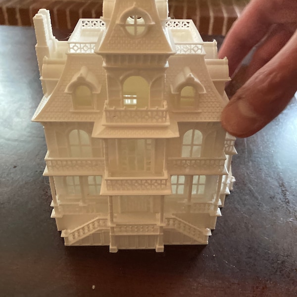 Miniature Victorian Collection #4 - Black Haunted Mansion Halloween ...