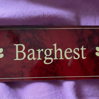 Memorial Name Plate Brass Colour Coffin Urn Name Plate Memorial Funeral ...