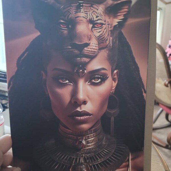 Erzulie Dantor - Voodoo Goddess of Love Wall Art, Voodoo Poster ...