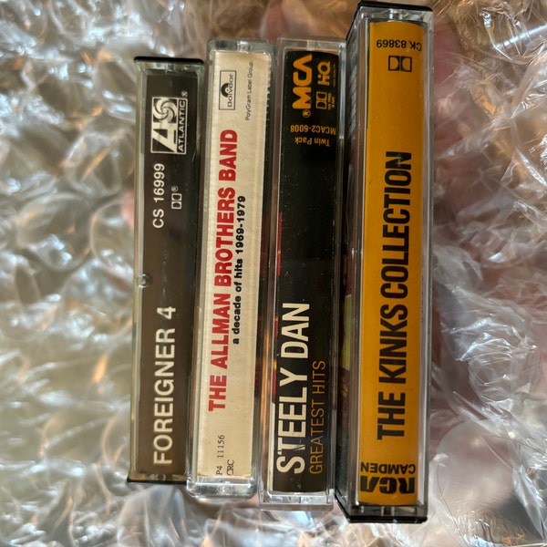 Vintage 50 Cassette Tape Lot Bulk for Art Crafts Decor Used Decoration ...