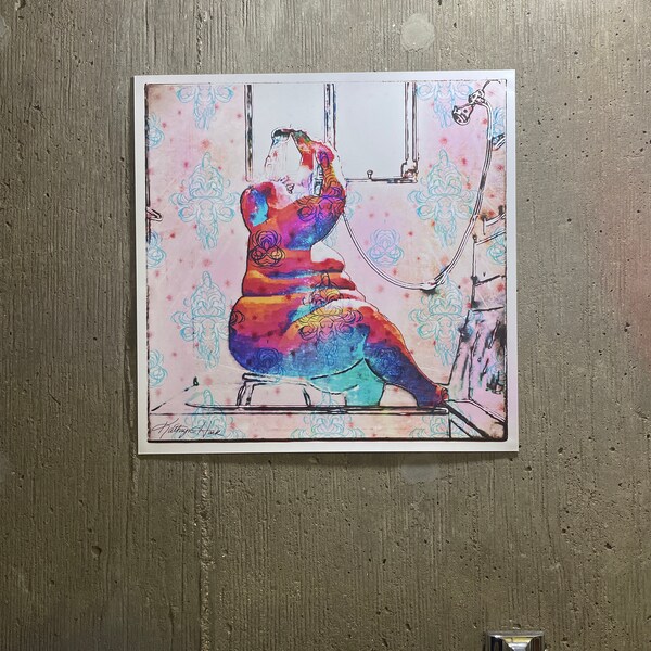 Body Positive Art Print - Floral - Flowers - Spring - Curvy Woman ...