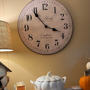 Poppies Wall Clock 8 Sizes to Choose Made in USA Lifetime - Etsy