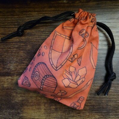 Mini Dnd Dice Bag, Bag of Holding, Drawstring Bag, Dice Holder, Dnd ...
