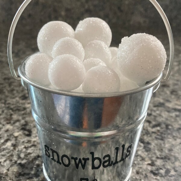 Christmas Tiered Tray Snowballs / Winter Tier Tray Decor/ Winter Coffee ...