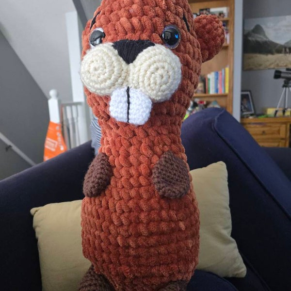 Bucky Beaver CROCHET PATTERN, Amigurumi Crochet Pattern, PDF - Etsy