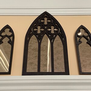 Gothic Mirror, Set of 3, GOLD Mirrors, Witchy, Cathedral - Etsy