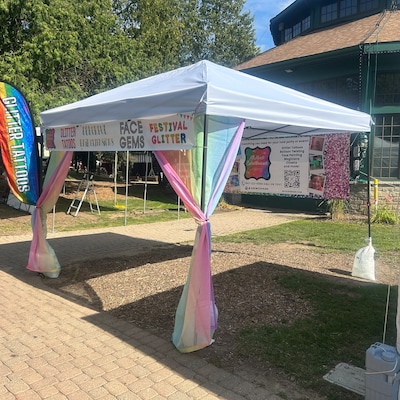 TWO Personalized Tent Banners Tent Banner Bundle Custom Tent Banner for ...